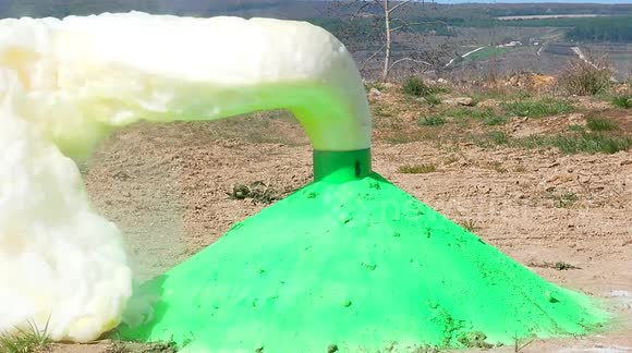 Ukrainian scientist creates epic colourful foam volcano - Buy, Sell or ...