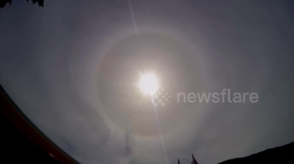 Complete ring, full 22° solar halo spotted in swiss Alps - Buy, Sell or ...