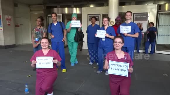 National ODP Day celebrated at the eighth NHS Clap for Carers at ...