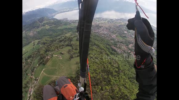 Watch this near-fatal paragliding fail where chute ALMOST didn't open ...