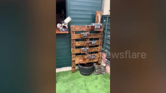 Man builds his own pub with a unique water feature - Buy, Sell or ...