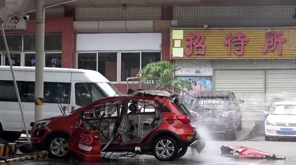 Electric car explodes while charging in southern China - Buy, Sell or ...