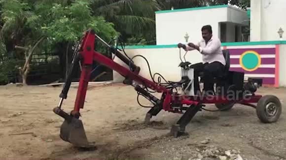 Inventor designs mini-earthmover for farming in southern India - Buy ...