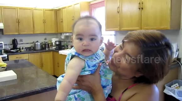 Baby Kalia smiles on demand and it's ADORABLE - Buy, Sell or Upload ...