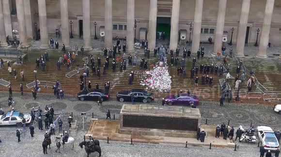Filming of batman Gotham city in Liverpool on st George's hall - Buy ...