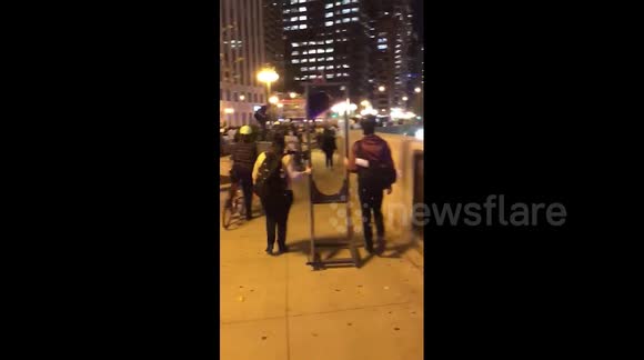 US: ‘Count The Vote’ Protesters Bring Makeshift Guillotine During Rally ...