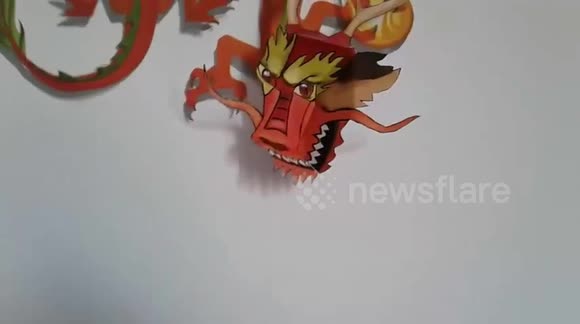 3D Optical Illusion Dragon - He Turns his head to look at you - Buy ...