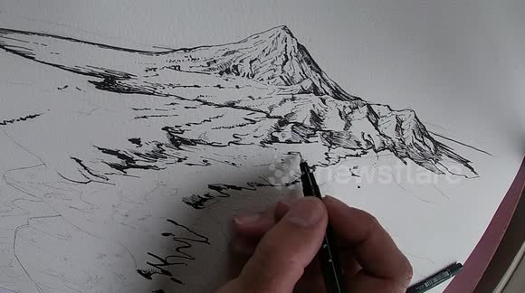 Timelapse of amazingly detailed map drawing of New Zealand's iconic Mt ...