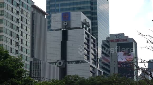 Twenty-storey Thai bank building is designed like a giant toy robot ...