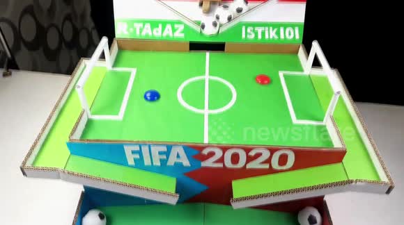 YouTuber creates cardboard soccer stadium from scratch - Buy, Sell or ...