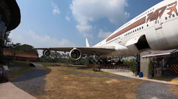 Walk around Boeing 747 plane converted into cafe in Thailand - Buy ...