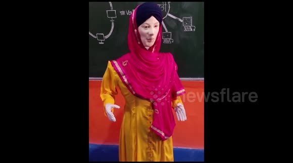 Indian engineer constructs first Sikh robot that can speak and ...