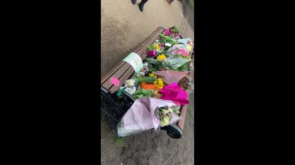 Bench on clapham common shows unrest over the death of Sarah Everard at ...