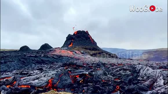 'Iceland Volcano Eruption | Majestic Footage Shows Lava Bursting ...
