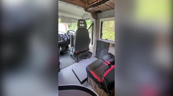Couple build world's first camper van which has its own LIFT! - Buy ...