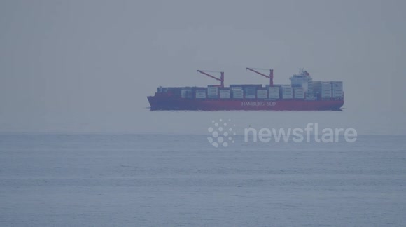 This optical illusion of 'hovering' ship will really float your boat ...