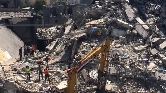 Egypt's engineering team begins rebuilding Gaza from Al-Shorouk Tower ...