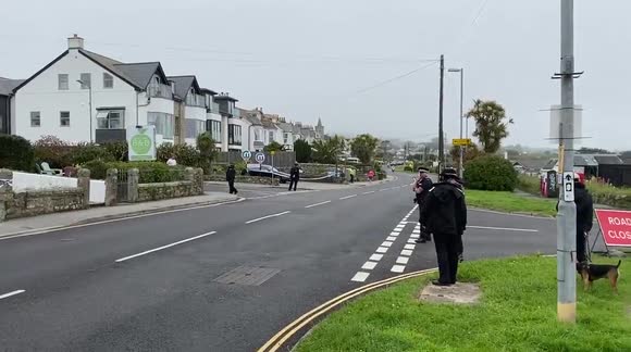 G7 Summit 2021: US Secret Service Convoy Passes Through Road In Carbis ...