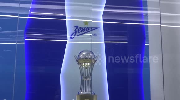 Zenit underground station was opened just before UEFA EURO 2020 close ...