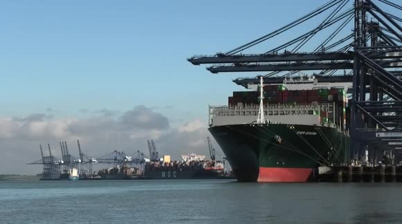 Covid-19 Quarantine for massive container ship MSC Erica at Port of ...