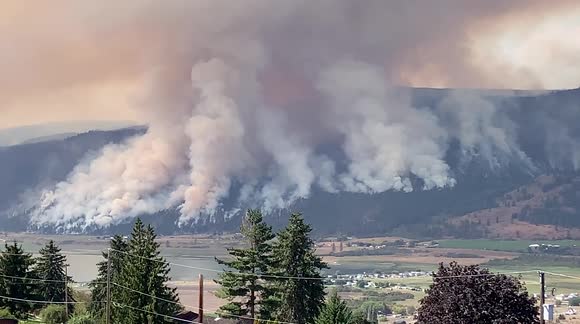 British Columbia (BC), Forest fires: Vernon, North Okanogan, white Rock ...