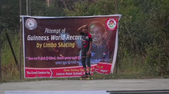 Teen smashes world record for quickest ever limbo skate in India - Buy ...