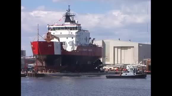 Spectacular Icebreaker Launch At Lake Michigan in Wiscon, USA - Buy ...