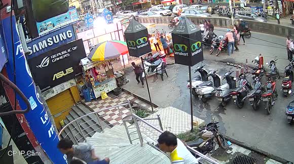 Six locals injured after live power cable falls on them in eastern ...