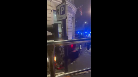 UK: Van Explodes, Catches Fire Near Trafalgar Square In London - Buy ...