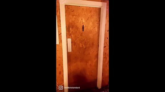 Rowdy pub-goer punches hole in wall and accidentally gives it a very ...