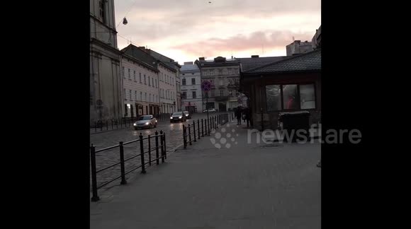 Ukraine Air Raid Sirens Go Off In Lviv Buy Sell Or Upload Video