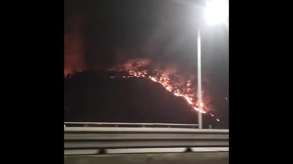 South Korea: Wildfire Breaks Out In Geumjeong District, Busan - Buy ...