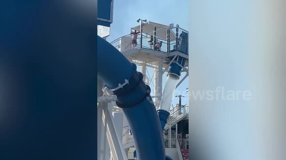 Cruise ship passengers gets stuck THREE times while trying to go ...