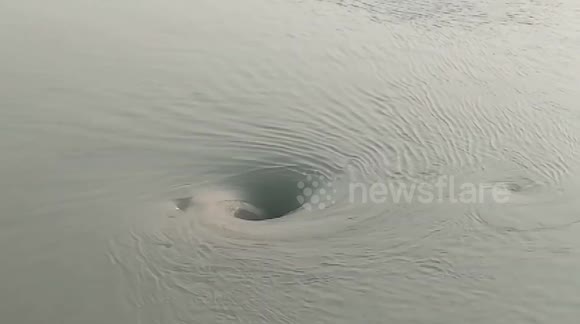 Crazy whirlpool created huge water dam in Bhaktapur, Nepal - Buy, Sell ...