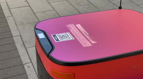 Food Delivery Robot Spotted in Downtown Houston - Buy, Sell or Upload ...