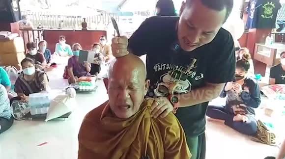 Buddhist monk stabbed in head in bizarre exorcism ritual 'to expel evil ...