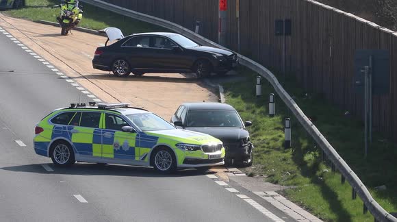 23 year old women arrested after M23 north of Gatwick five-car ...