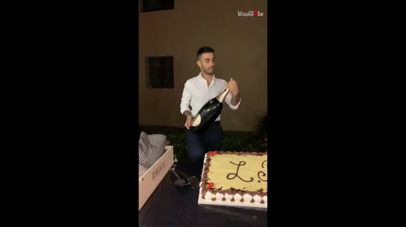 'HUGE champagne bottle fail leaves birthday boy embarrassed ' - Buy ...