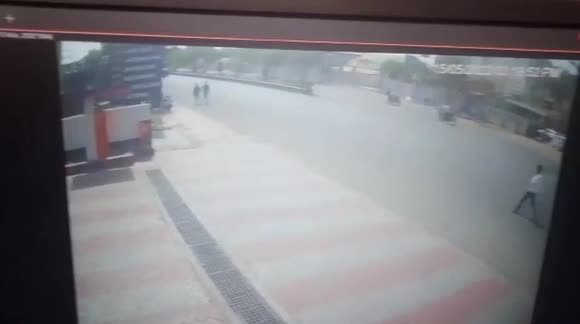 Man sent flying as speeding car hits two-wheeler in western India - Buy ...