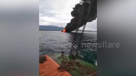 Passenger boat fire kills at least seven passengers in the Philippines ...