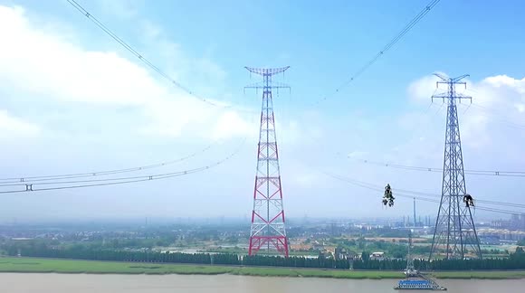World's tallest transmission towers in China are linked across Yangtze River - Buy, Sell or ...