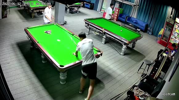A-pool-ling! Man's skewed snooker break rebounds and hits him on the ...