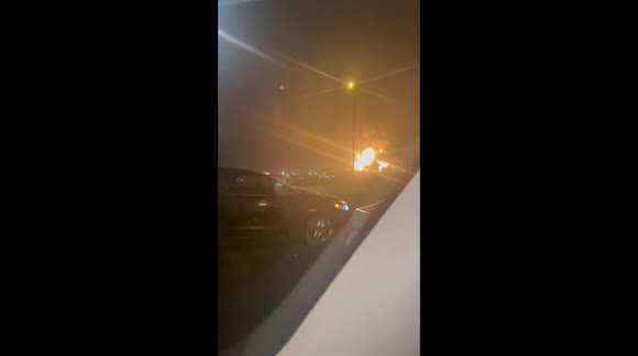 The saudi Aramco storage facility in Jeddah explodes with massive fire ...