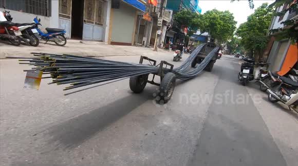 You will have to be obsessed with a three-wheeler carrying a super-long ...