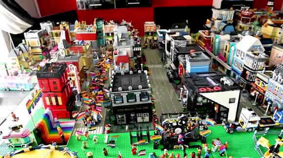 Disabled transgender woman creates her own pride march from LEGO - Buy ...