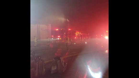 Western Hose and Gasket on fire. Started around midnight. Local fire ...