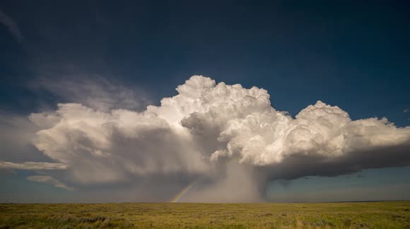 Spectacular timelapse video of a dying supercell spinning over Cheyenne ...