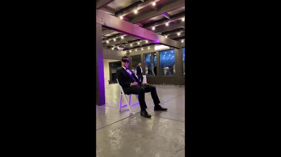 Wife pranks husband at wedding reception by making him perform the ...