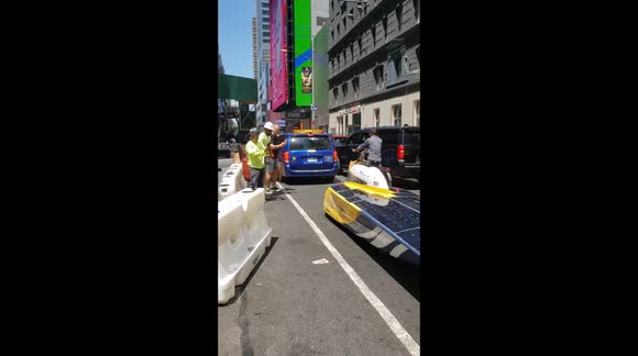 University of Michigan Solar Car Team's solar car gets stuck in the ...
