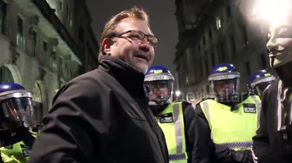 Aggressive spectator antagonises protesters with 'racist' abuse - Buy ...